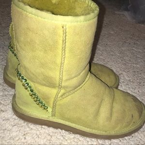 UGG | Shoes | Light Green Bedazzled Uggs | Poshmark